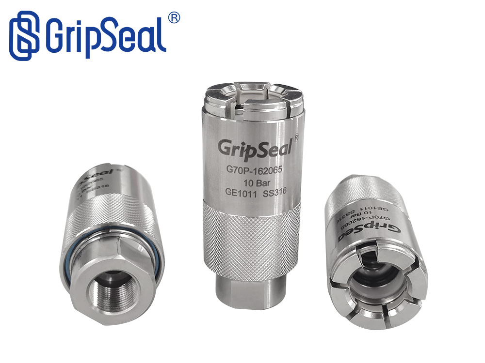 G70P 系列冷却水管无损连接密封测试接头-格雷希尔GripSeal-密封测试接头定制-气密测试接头生产-不锈钢快速接头厂家-快速密封连接器研发-亿控科技（湖北）